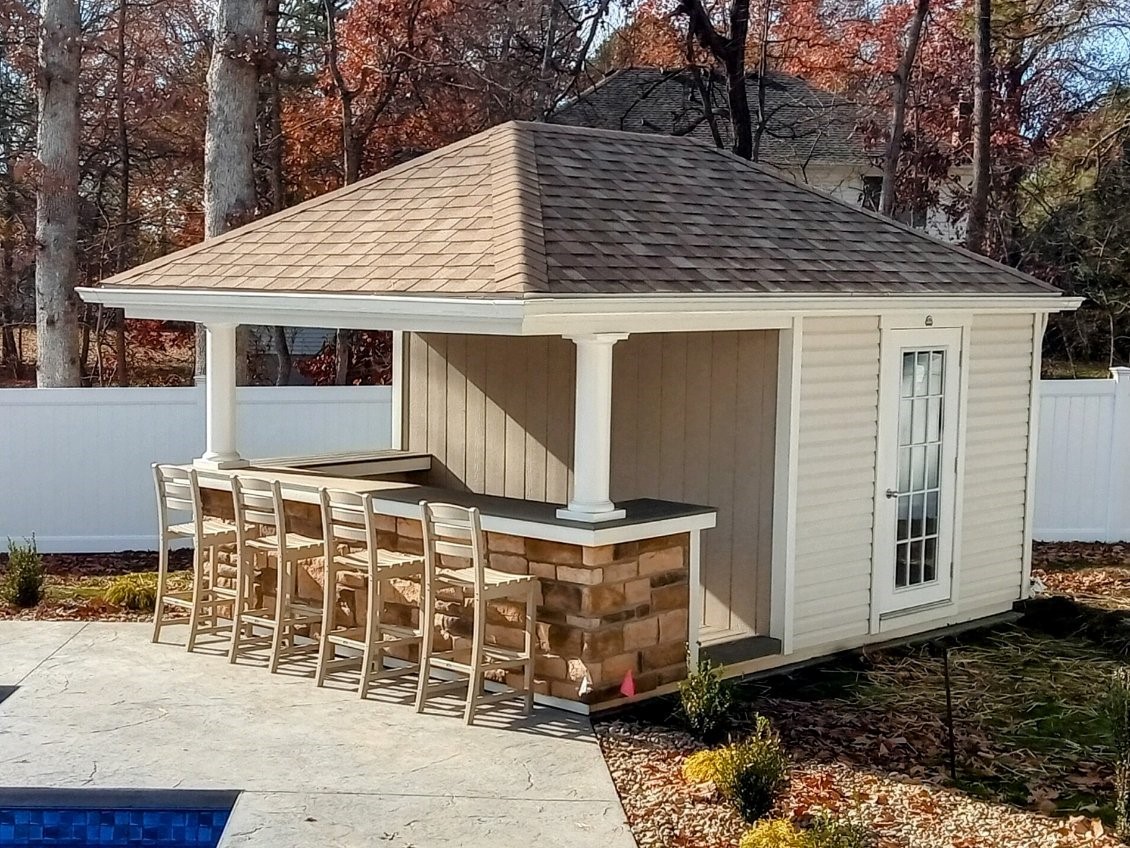 Hip-Roof Cabanas - Top City Sheds